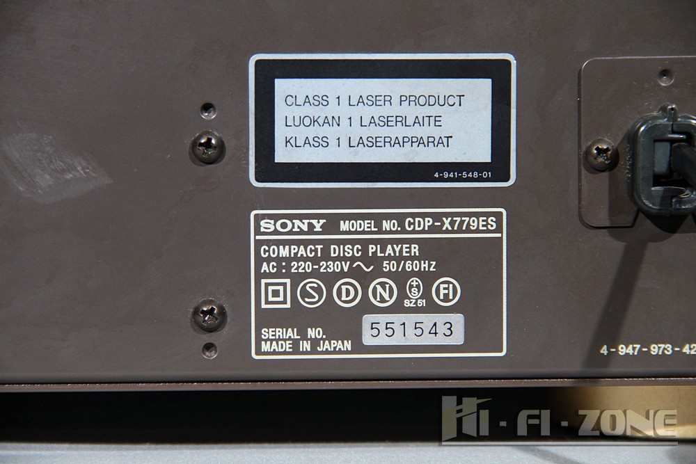 Sony cdp-x779es | Hi-Fi-Zone - Аудио Техника